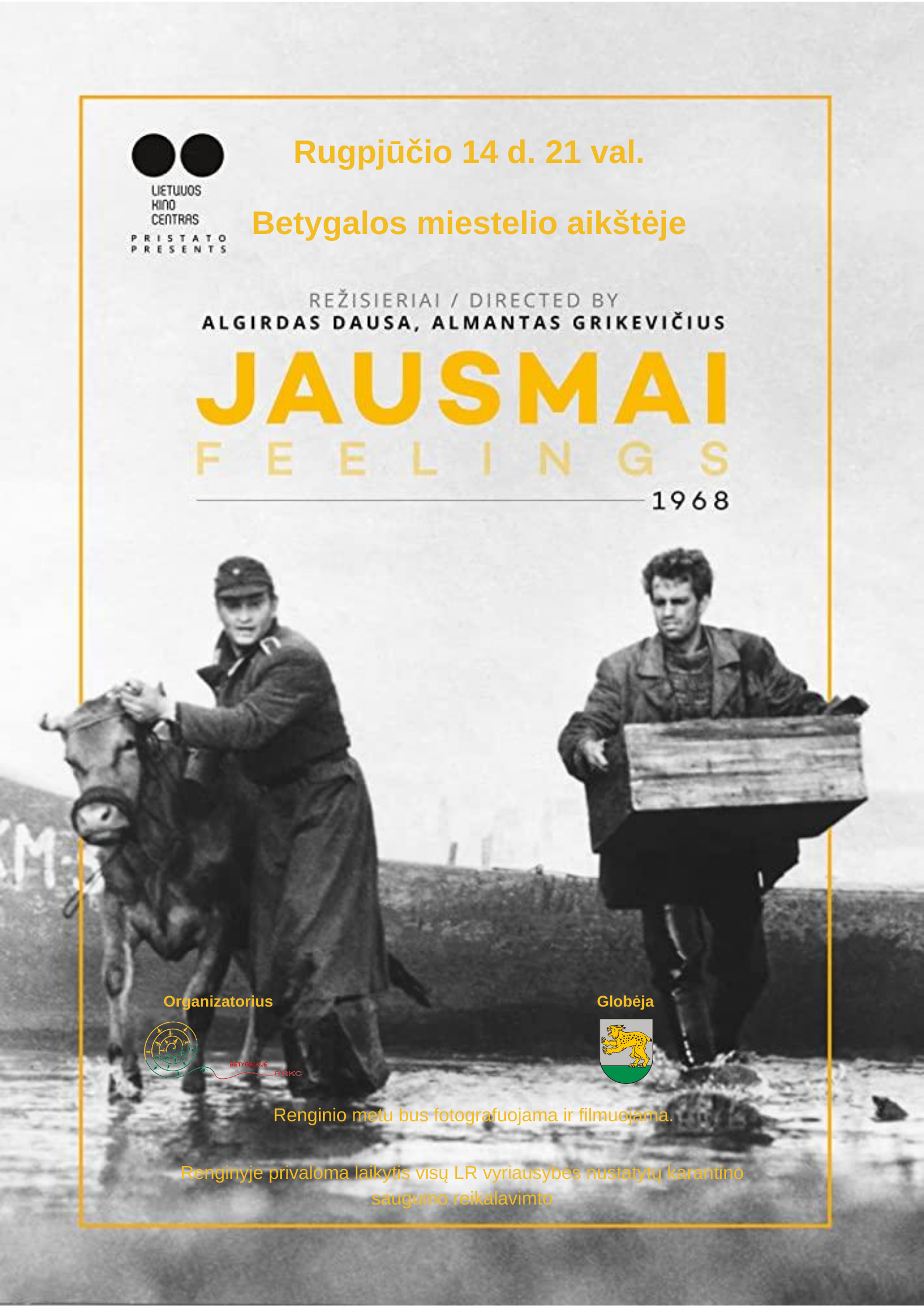 Kinas po atviru dangumi Betygaloje. Algirdo Dausos ir Algimanto ...