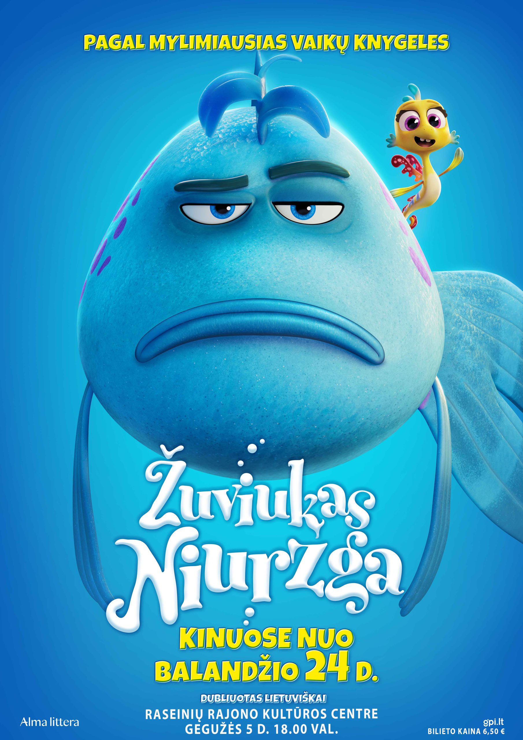 Animacinis kino filmas „Žuviukas Niurzga“ | „The Pout-Pout Fish ...